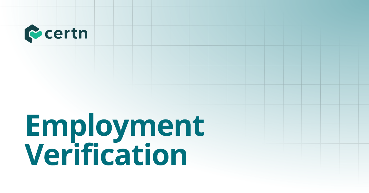Employment Verification | Certn